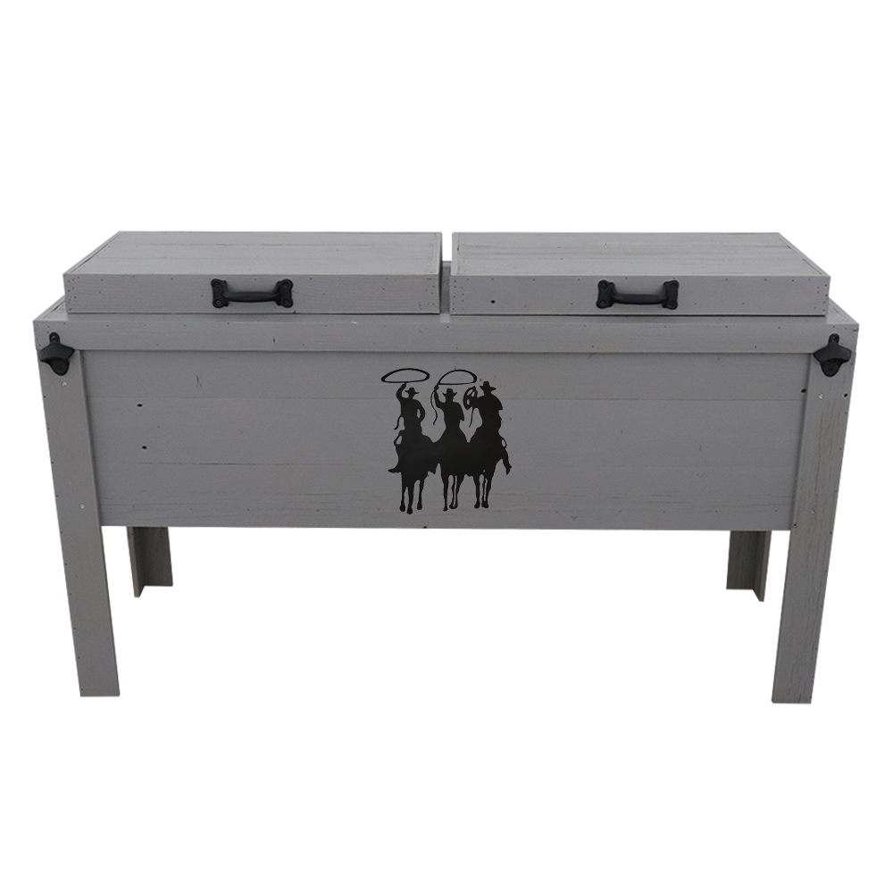 Double Cooler with Tres Hombres - Stonehedge Grey – Haggards Rustic Goods