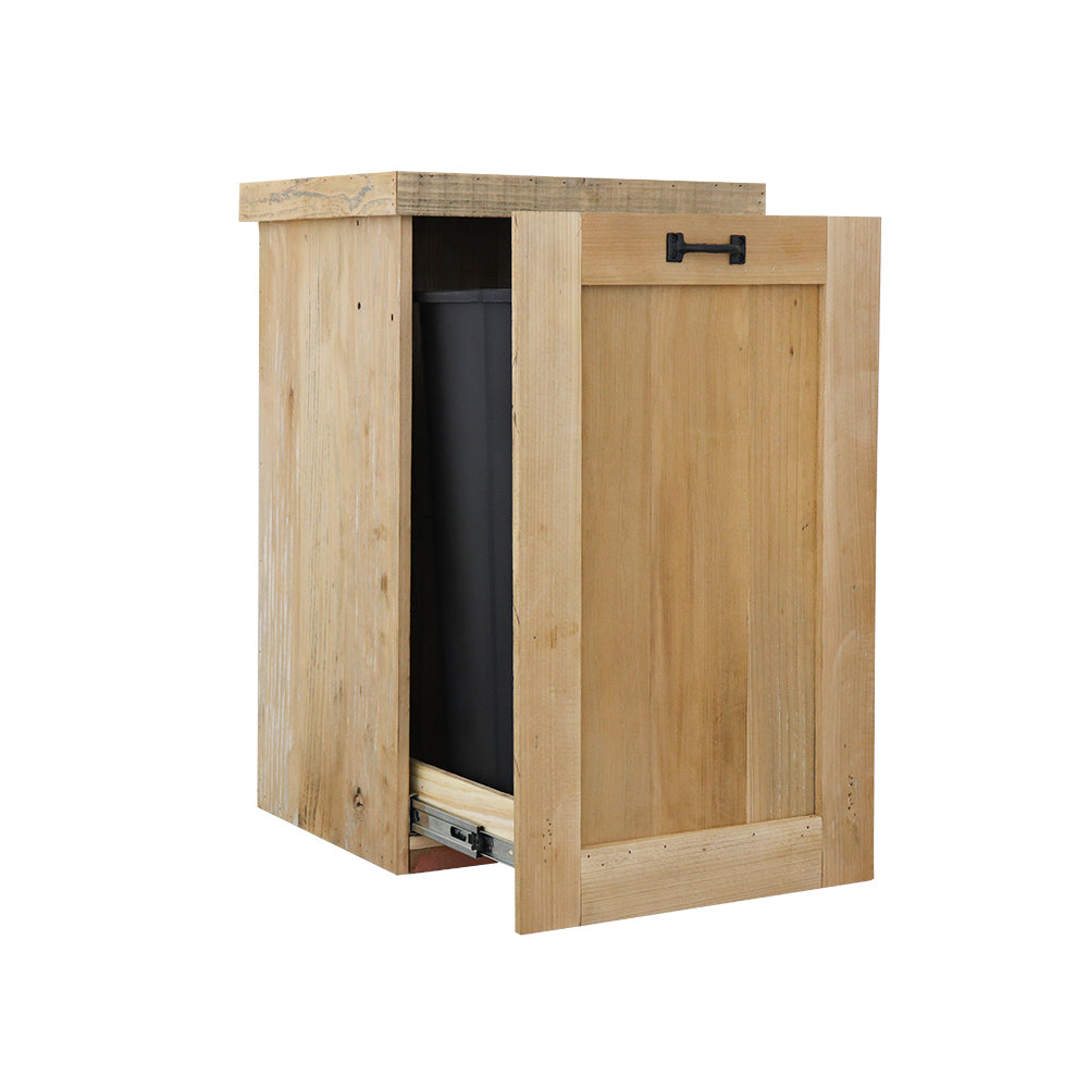 Rustic Single Slide Out Trash Drawer – Haggards Rustic Goods